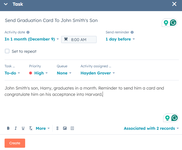 Using HubSpot Tasks for Sales Teams Using HubSpot Tasks for Sales Teams